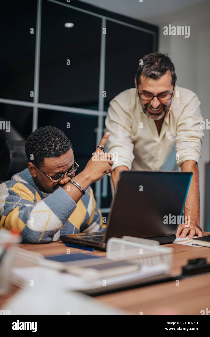 Collaborative Business Meeting in Modern Conference Room with ...