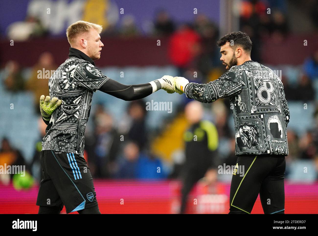 File photo dated 09-12-2023 of Arsenal goalkeepers Aaron Ramsdale and David Raya. David Raya ...
