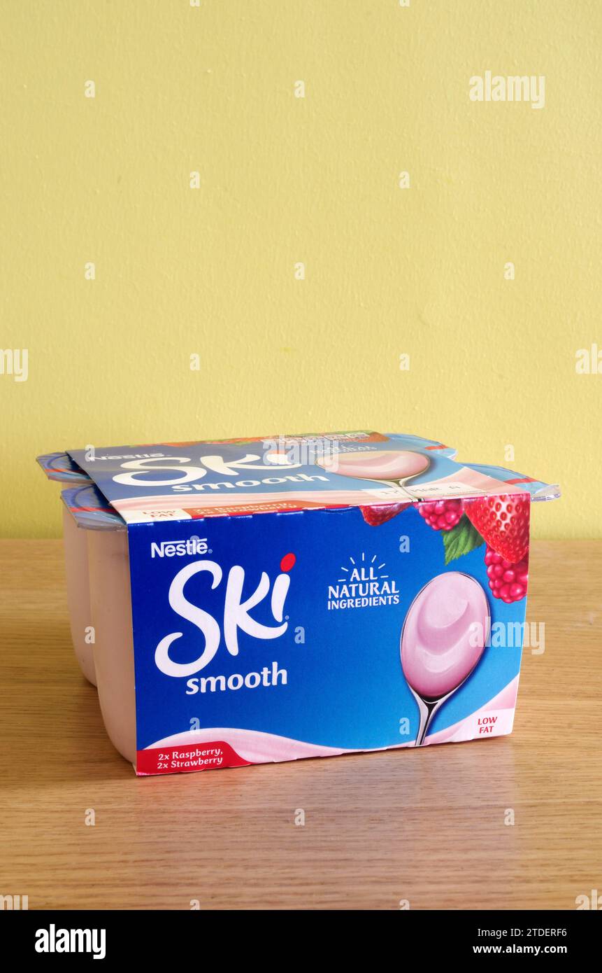 Nestle ski yoghurt hi-res stock photography and images - Alamy
