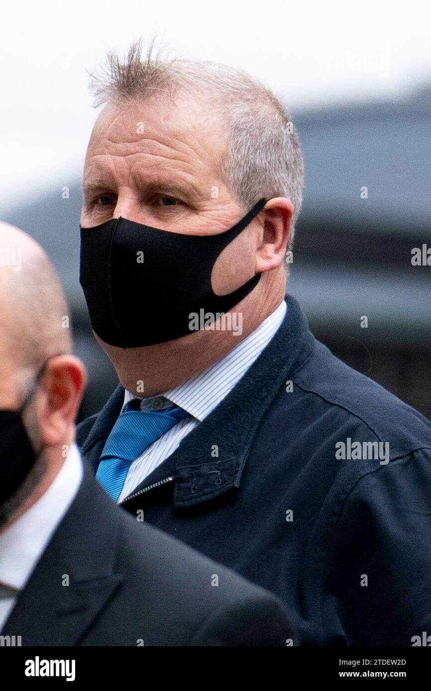 Kevin Sweeney arrives at Westminster Magistrates' Court, central London ...