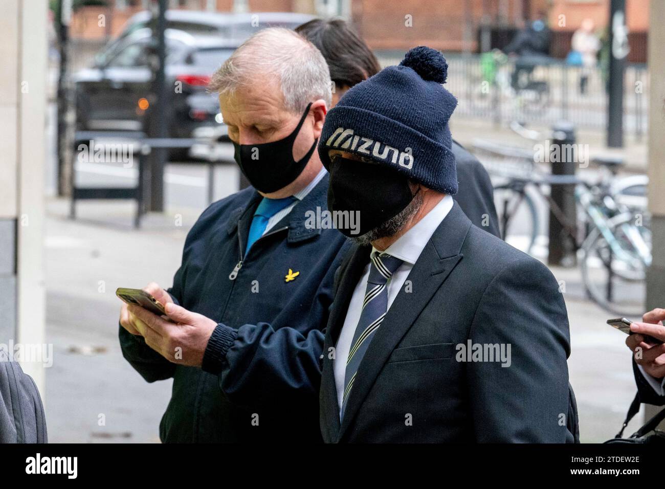 Kevin Sweeney (left) and Ian Beim arrive at Westminster Magistrates ...