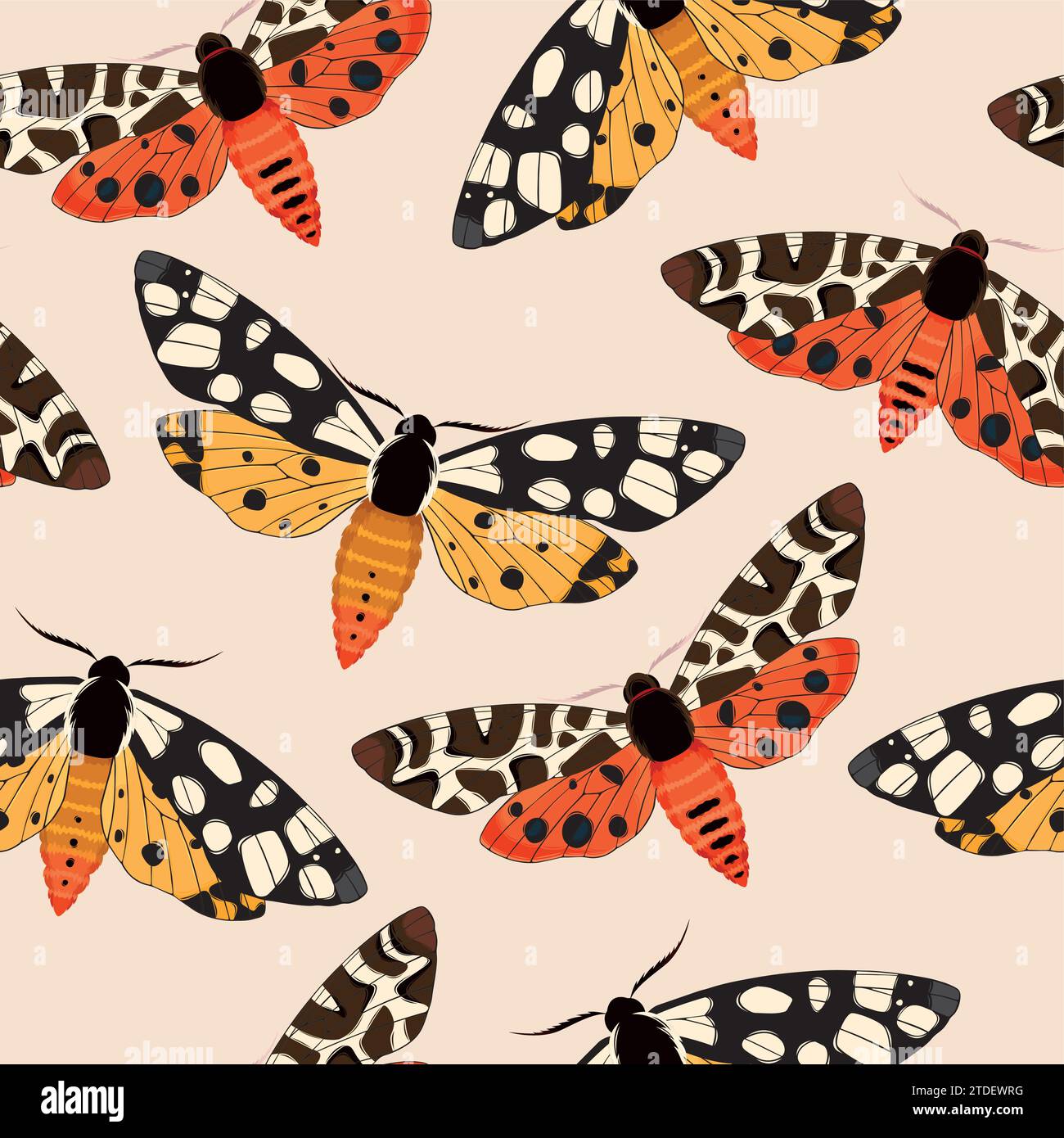 Flying moths Stock Vector Images - Alamy