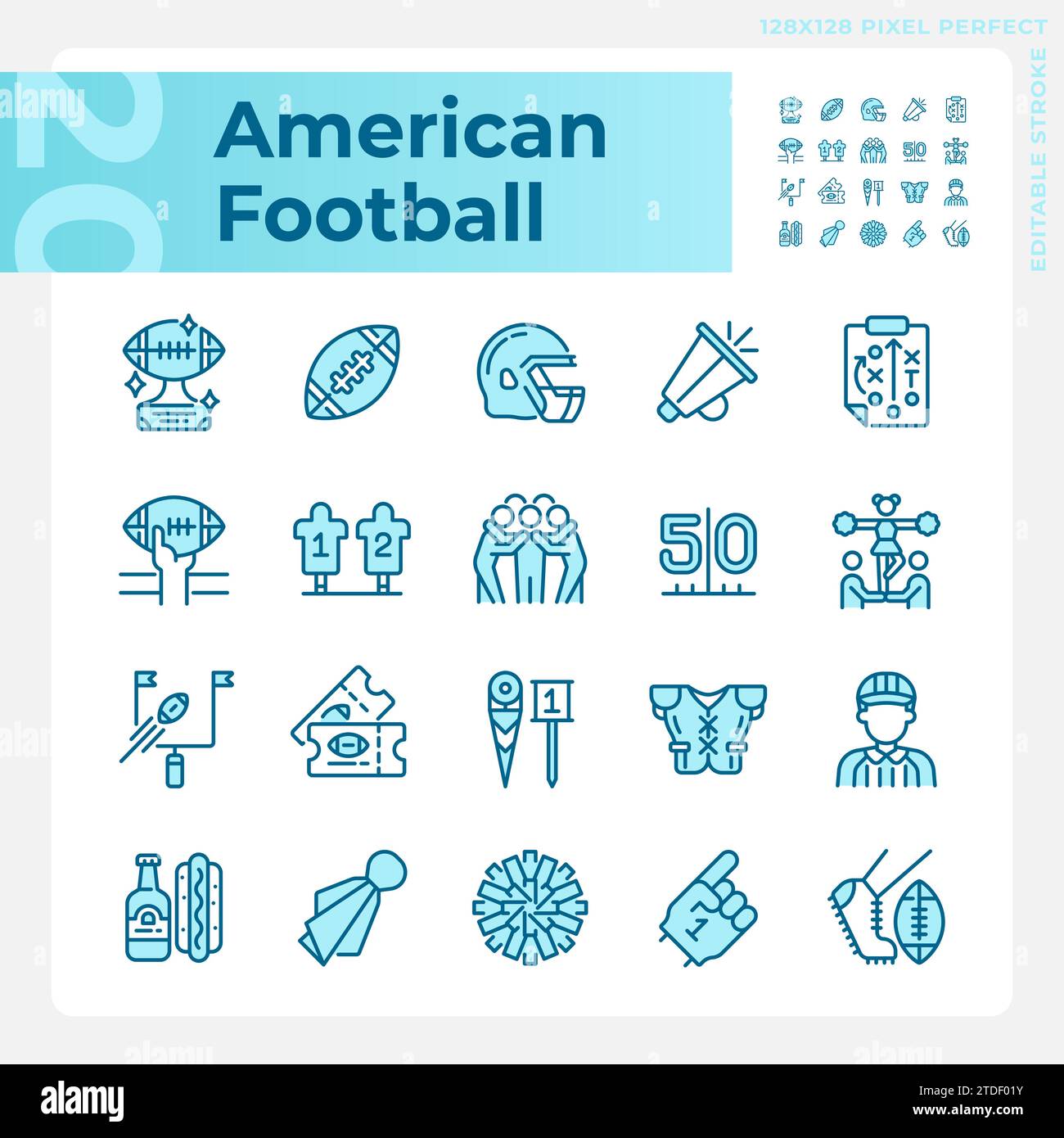 Game day light blue Stock Vector Images - Alamy