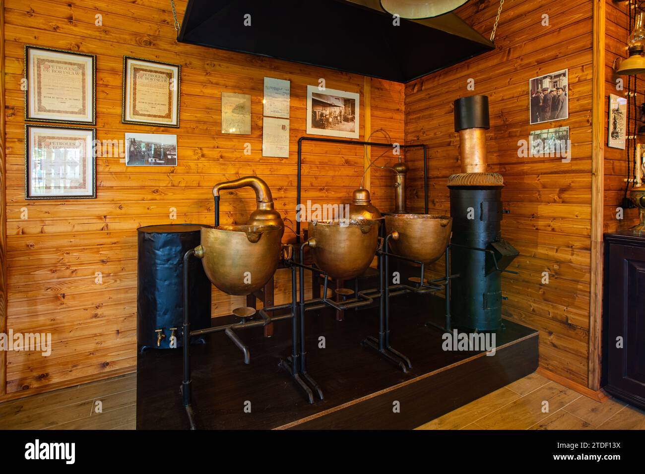 Boryslav, Ukraine - July, 2021: Pharmacy museum of Johan Zeh in ...