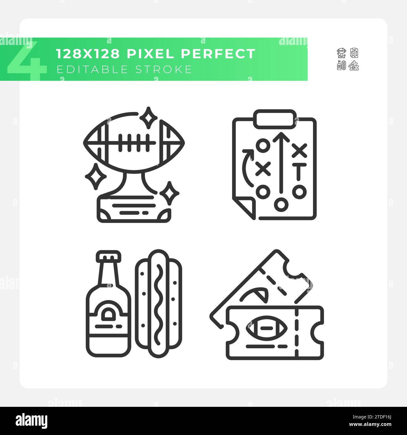 Match day football Stock Vector Images - Alamy