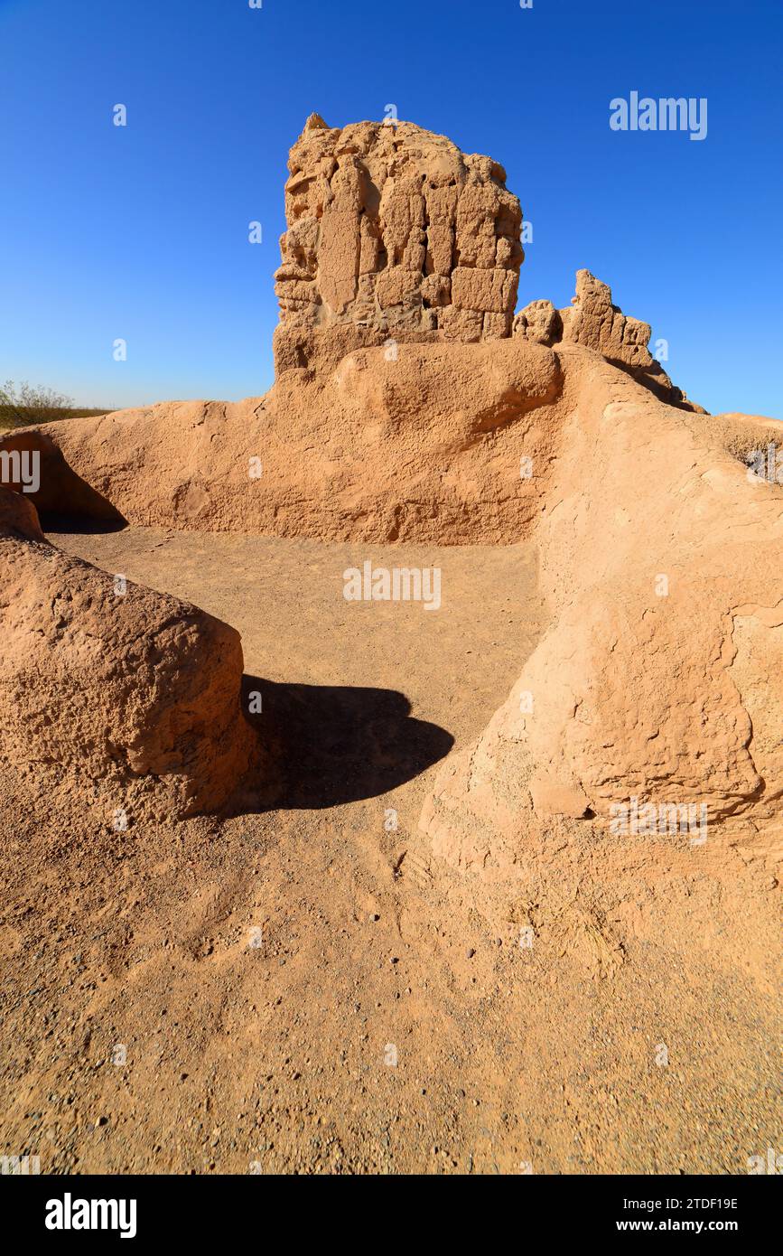 Ancient Casa Grande Ruins National Monument of the Pre-columbian ...