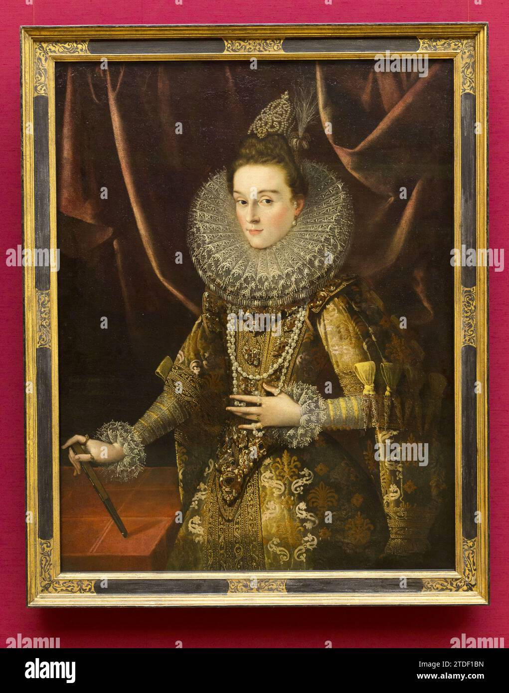 Portrait of infanta Isabel by Jauan Pantoja de la Cruz Stock Photo - Alamy