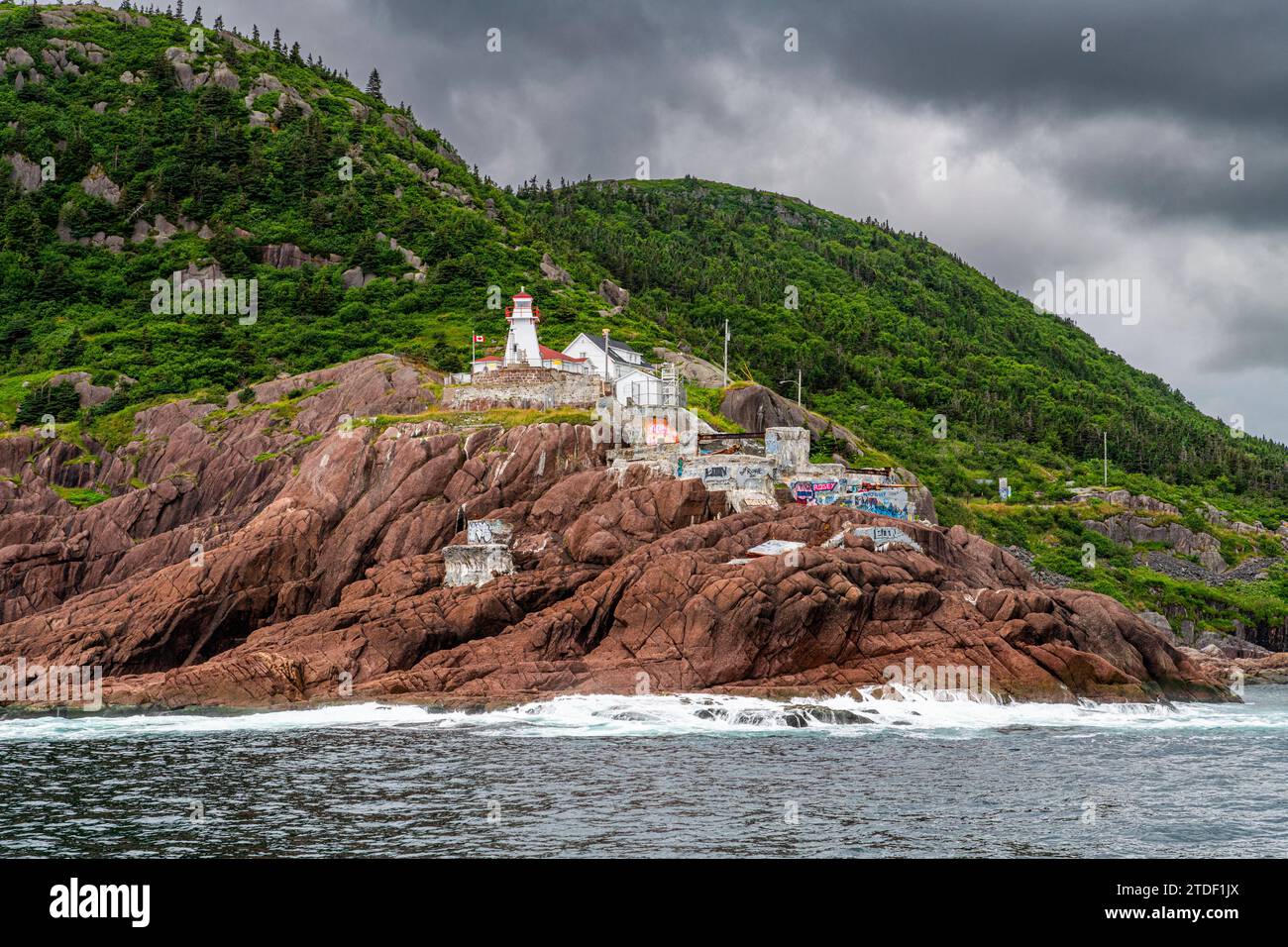 Fort Amherst lighthouse, St. John's, Newfoundland, Canada, North ...