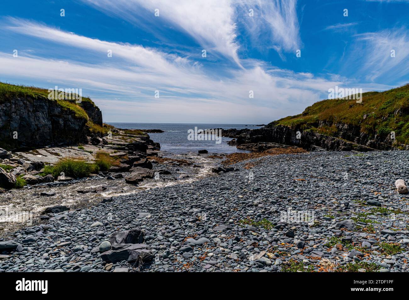 Coastline of Mistaken Point, UNESCO World Heritage Site, Avalon ...