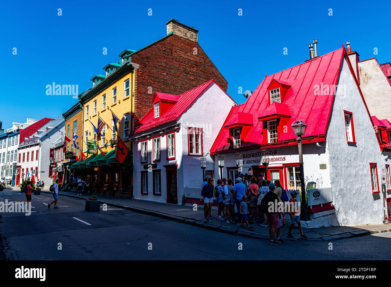 Old town, UNESCO World Heritage Site, Quebec City, Quebec, Canada ...