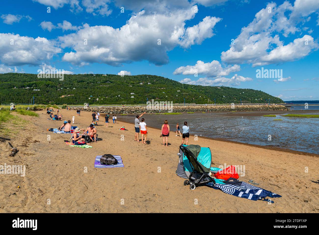 Beach in Baie-Saint-Paul, Quebec, Canada, North America Stock Photo - Alamy