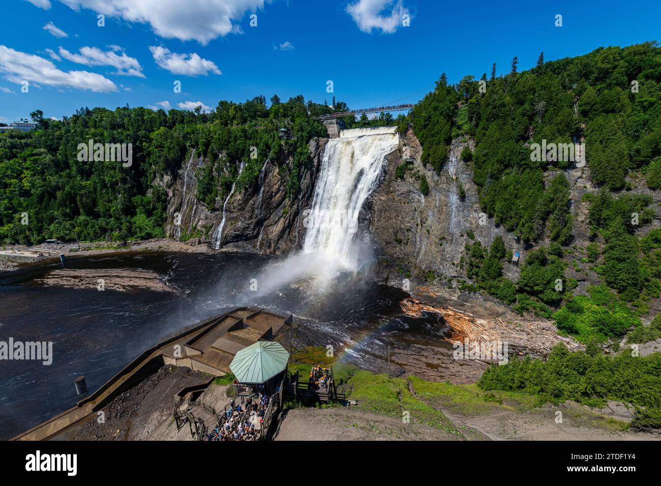 Montmorency falls not vertical hi-res stock photography and images - Alamy