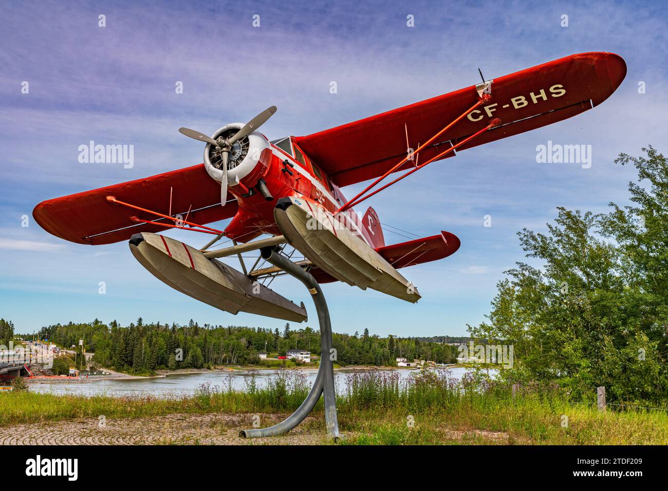 Seaplane Monument, Thompson, Manitoba, Canada, North America Stock ...