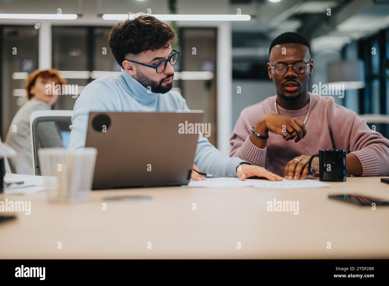 Business team discussing marketing strategy and targeting the right ...