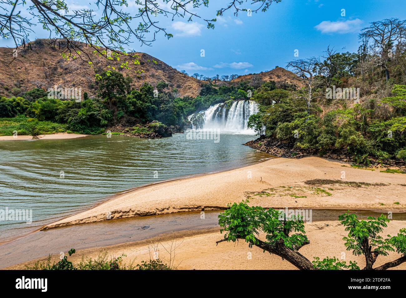 Binga waterfalls, Kwanza Sul, Angola, Africa Stock Photo - Alamy