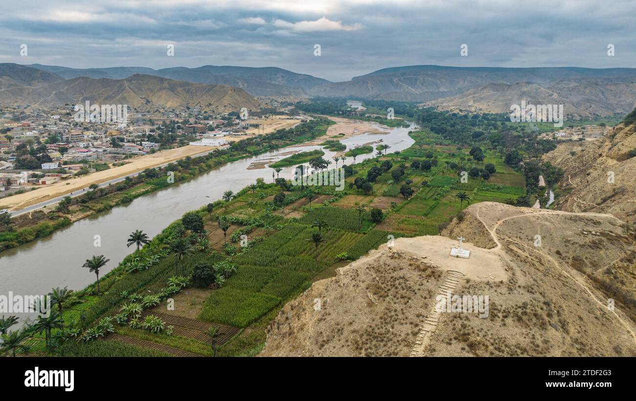 Aerial of the Catumbela river, Benguela, Angola, Africa Stock Photo - Alamy