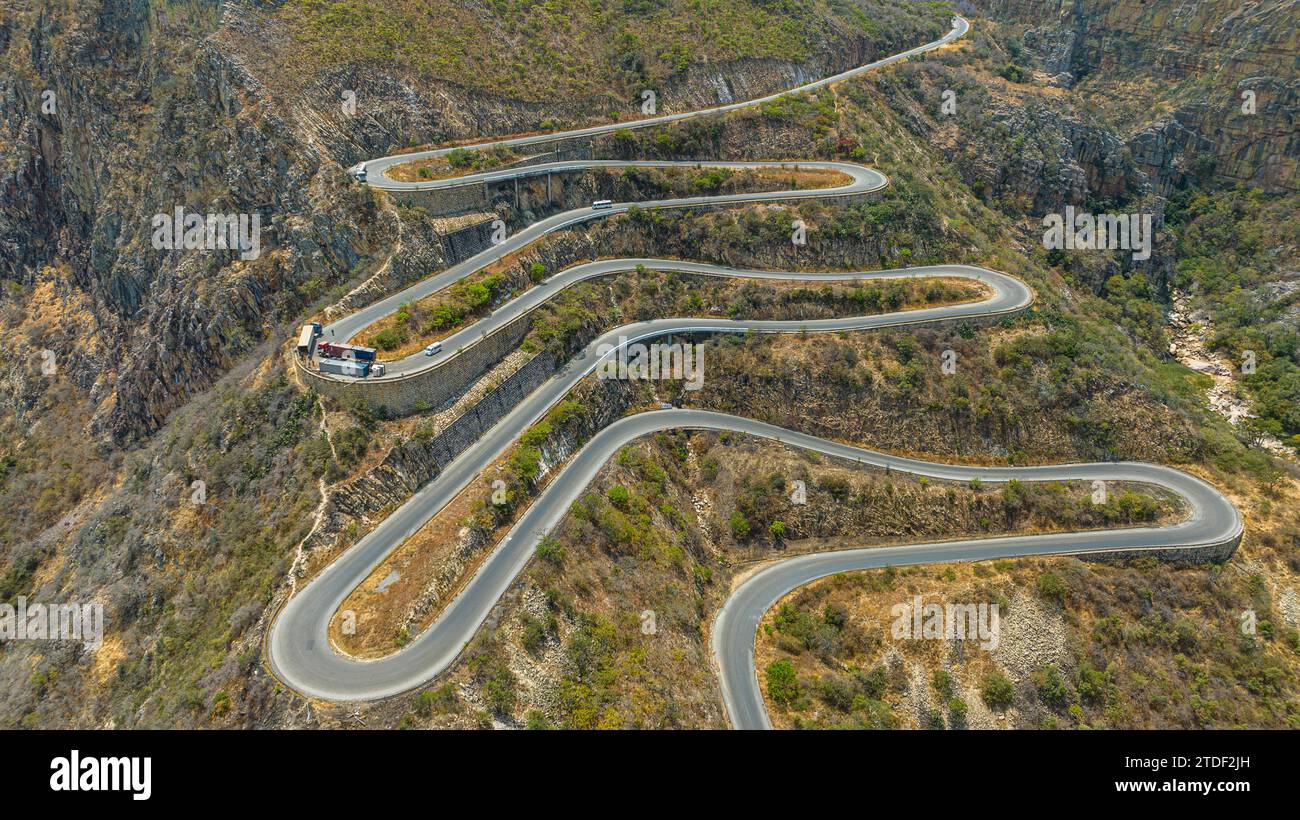 Aerial of Serra da Leba mountain pass, Angola, Africa Stock Photo - Alamy