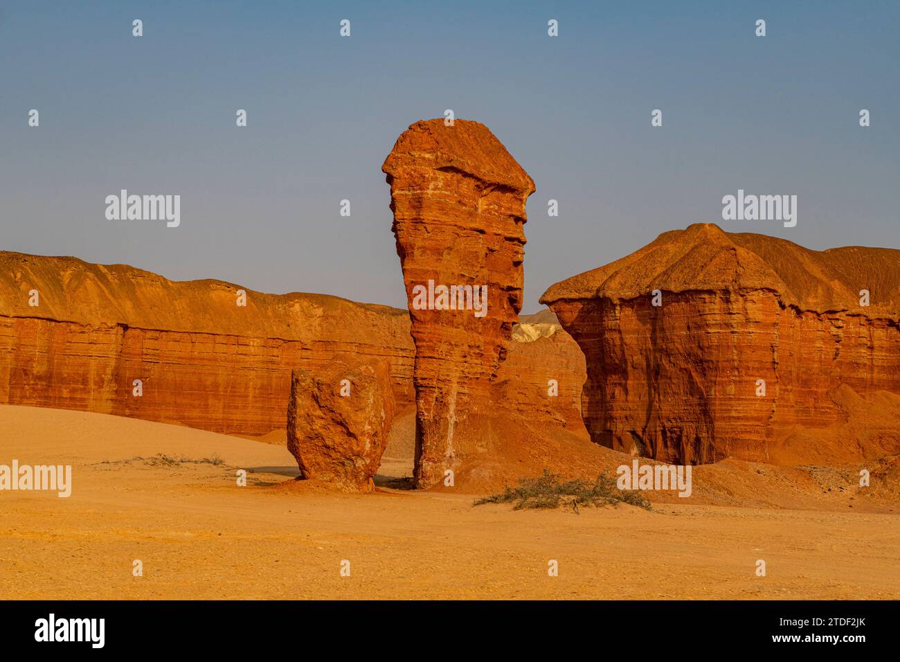 Sandstone rock formation, Namibe (Namib) desert, Iona National Park, Namibe, Angola, Africa ...