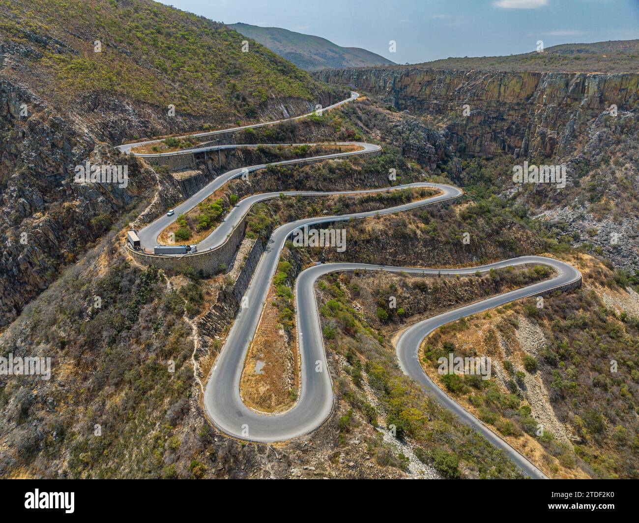 Aerial of Serra da Leba mountain pass, Angola, Africa Stock Photo - Alamy