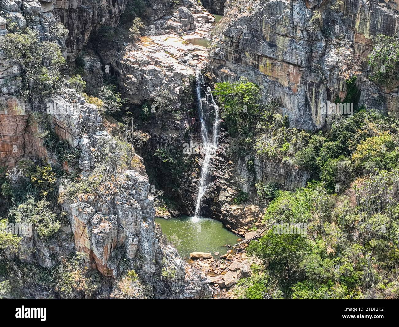 Aerial of Serra da Leba mountain pass, Angola, Africa Stock Photo - Alamy