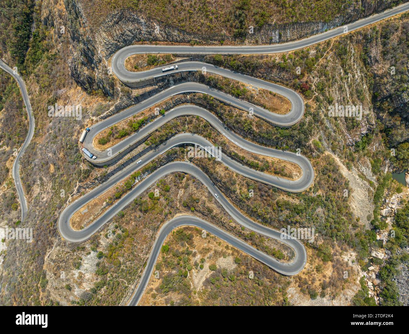 Aerial of Serra da Leba mountain pass, Angola, Africa Stock Photo - Alamy