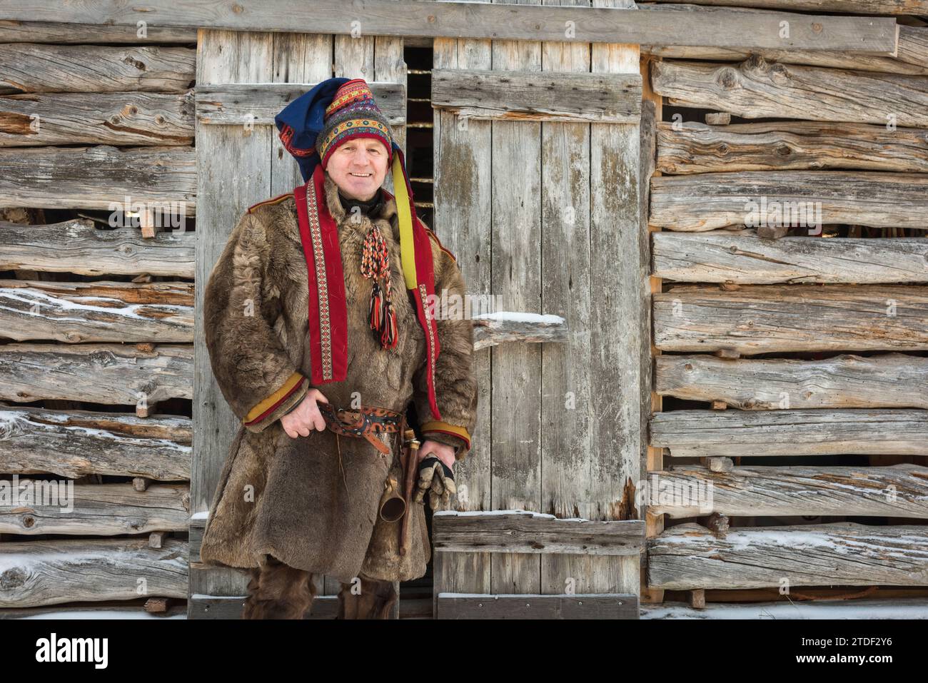 Sami man in traditional hi-res stock photography and images - Alamy