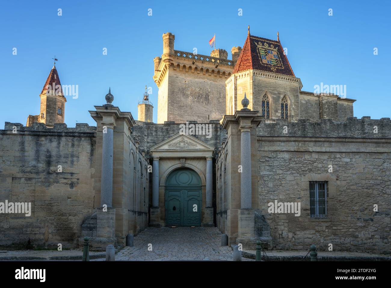 Uzes Castle, Uzes, Gard, Provence, France, Europe Stock Photo - Alamy