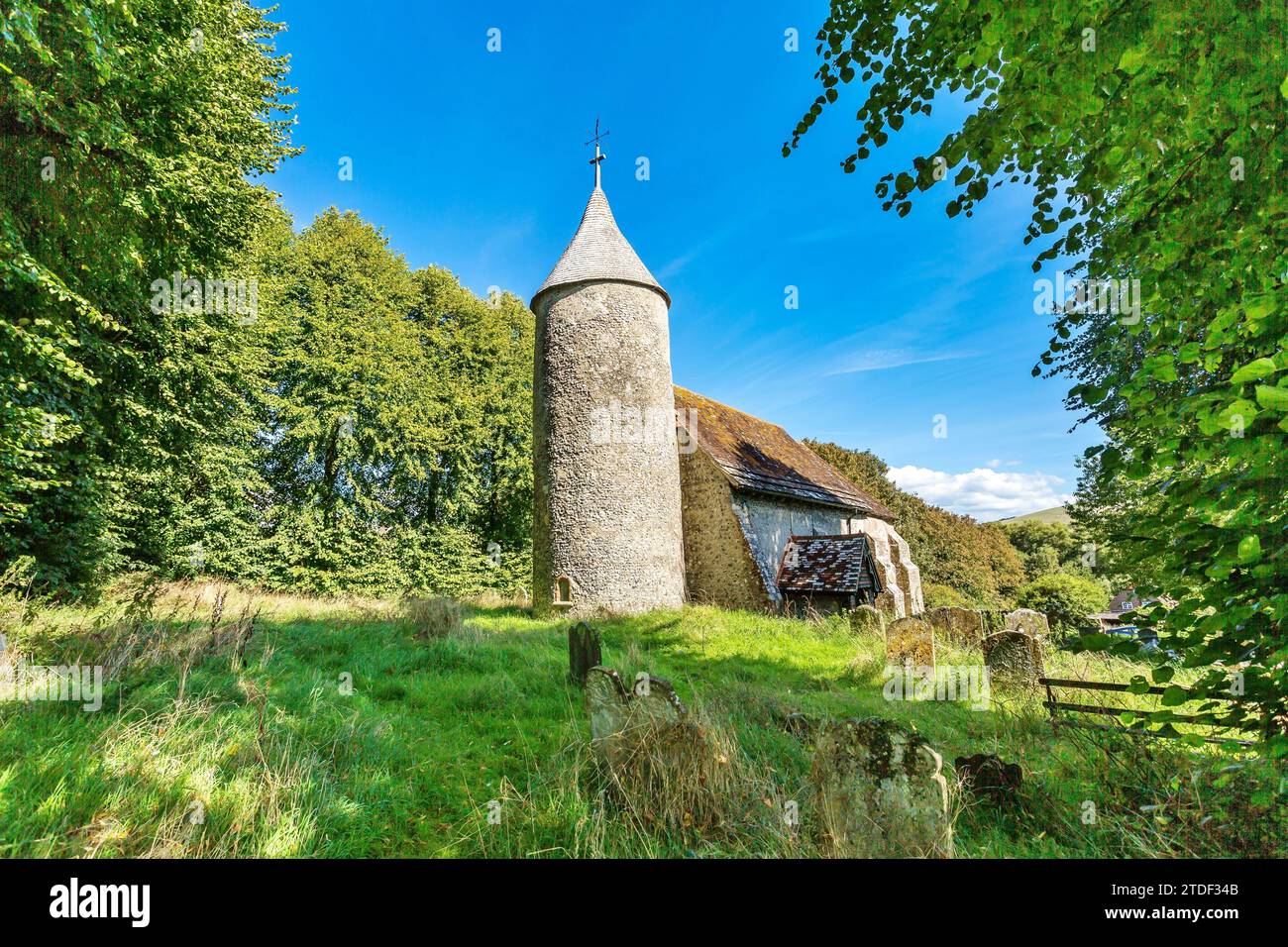 St. Peter's Church, built in the 12th century, one of only three ...