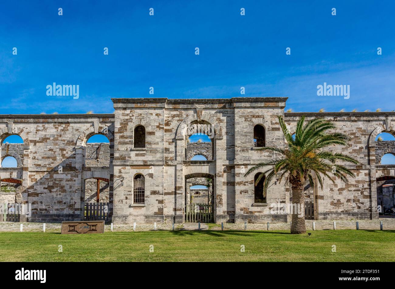 The Victualling Warehouse at the disused Royal Naval Dockyard, Bermuda ...