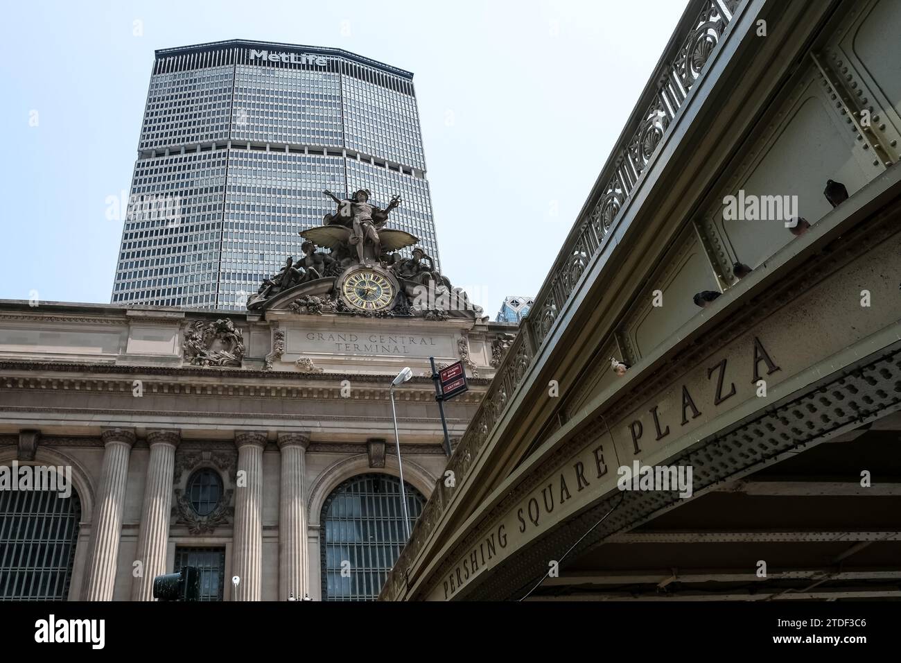 Architectural detail of Grand Central Terminal, third busiest of North ...
