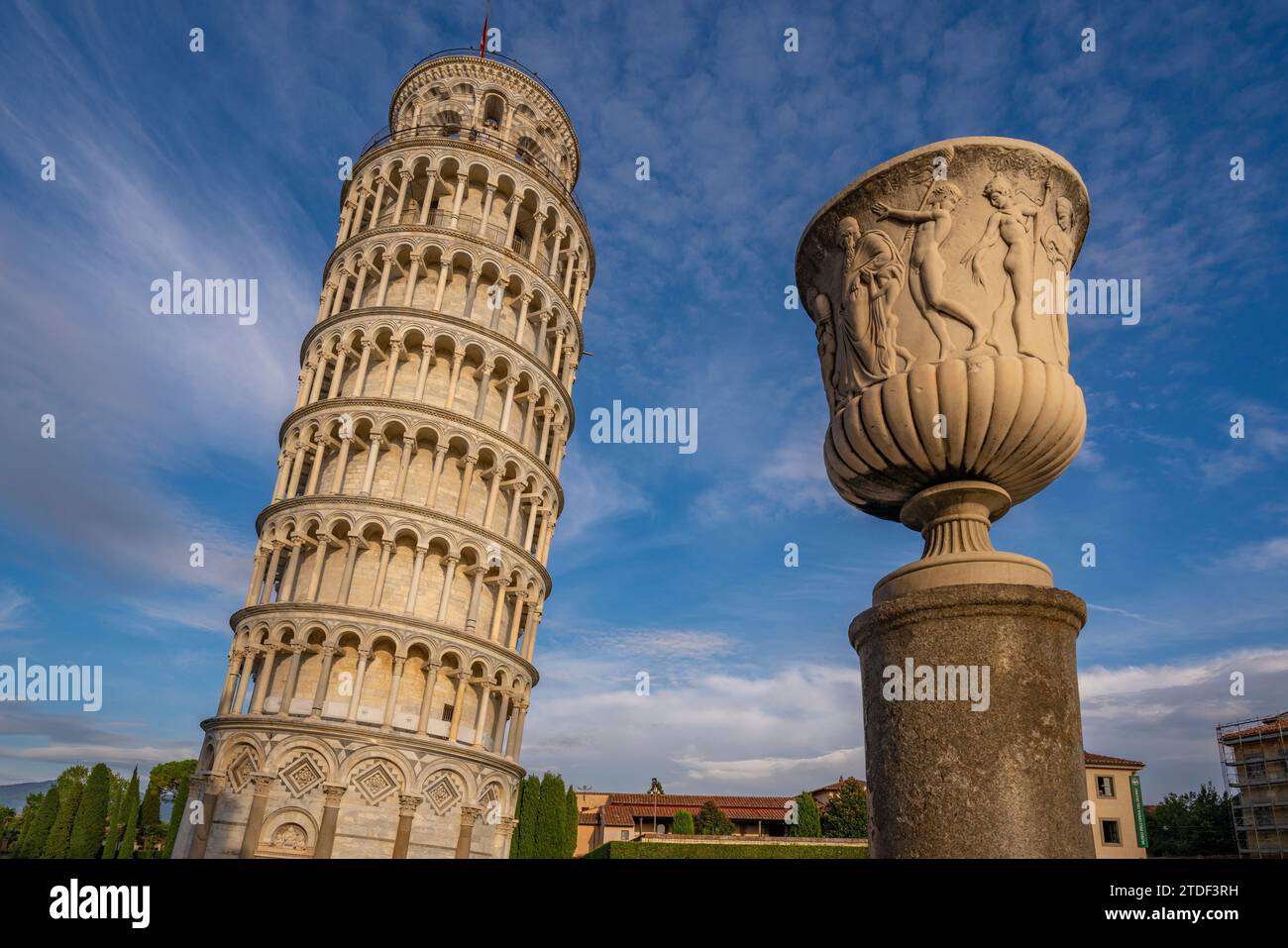 View of Leaning Tower of Pisa, UNESCO World Heritage Site, Pisa ...
