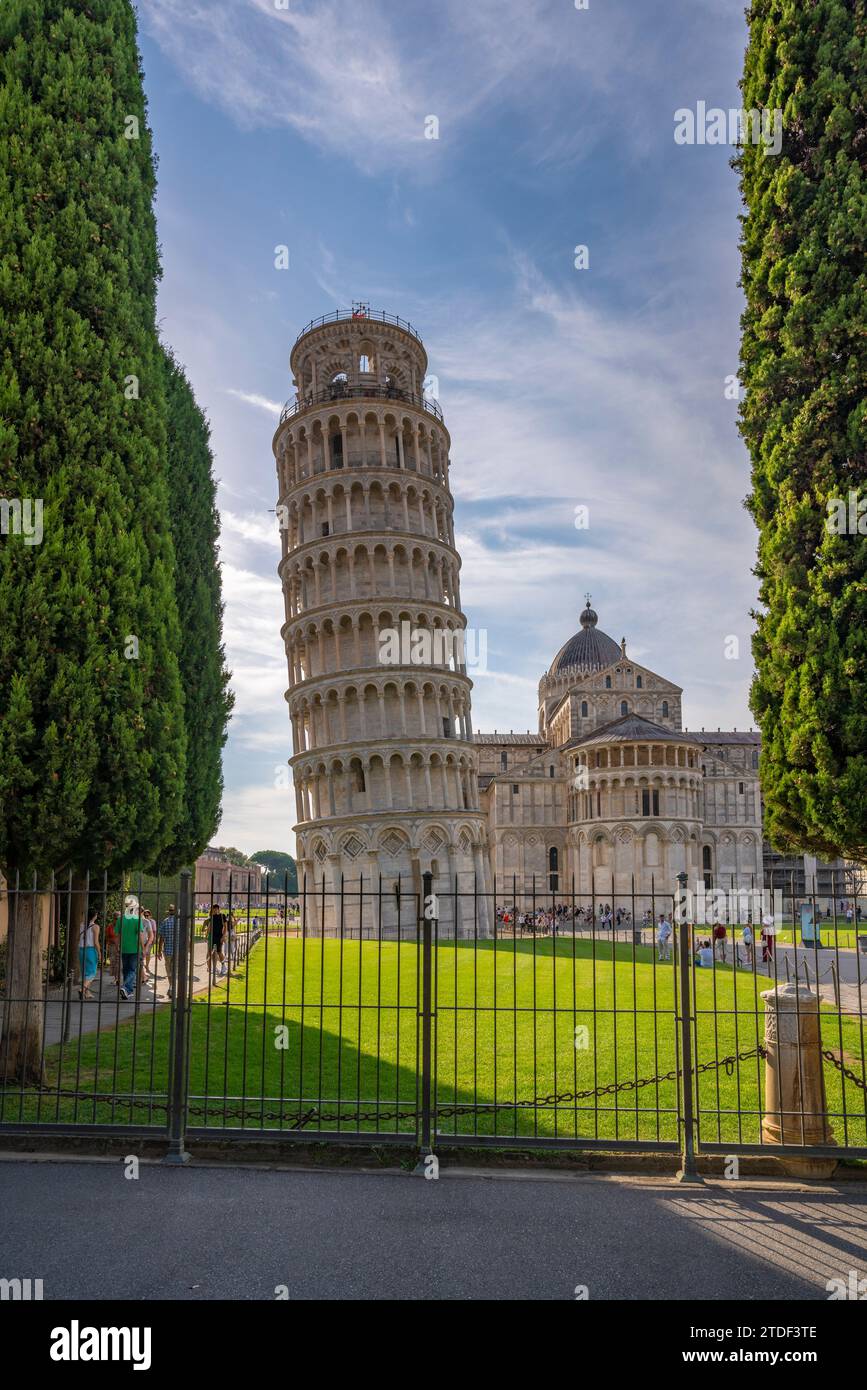 View of Leaning Tower of Pisa, UNESCO World Heritage Site, Pisa ...