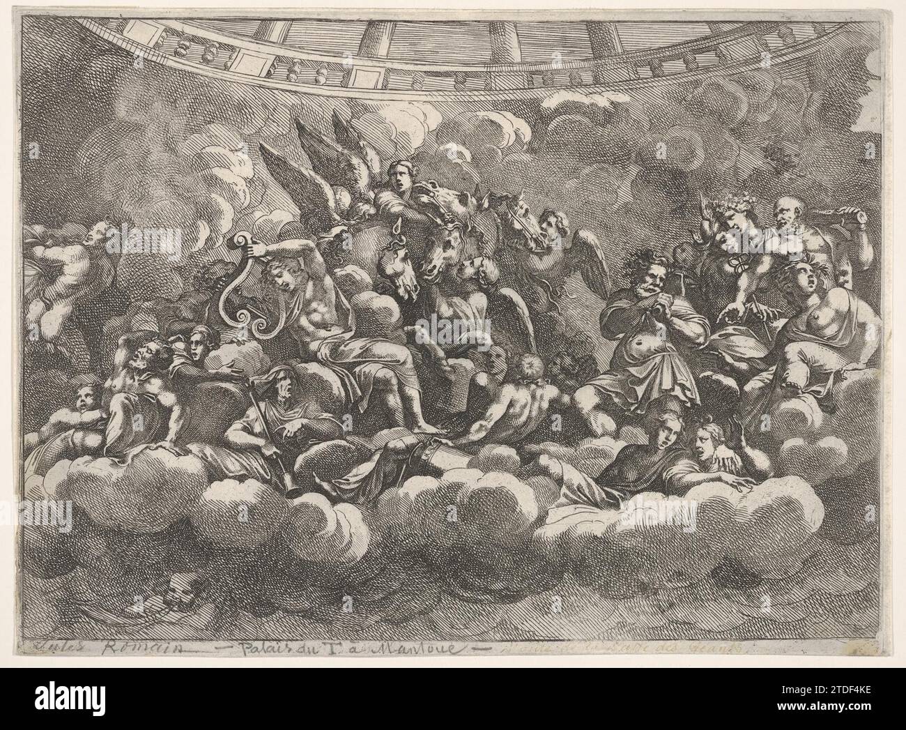 Gathering of various Olympian gods and mythological figures among ...