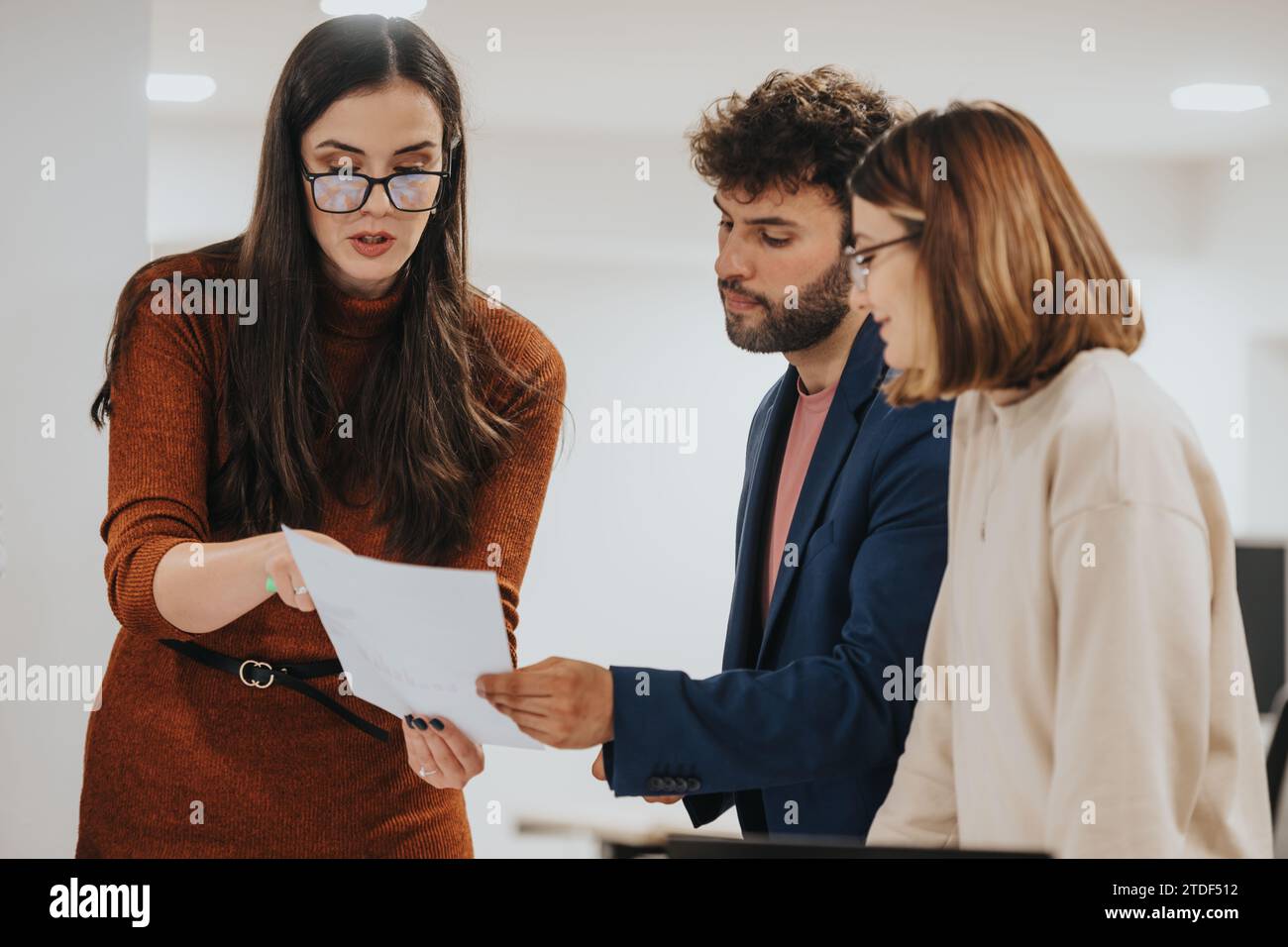 Late night team young creative hi-res stock photography and images - Alamy