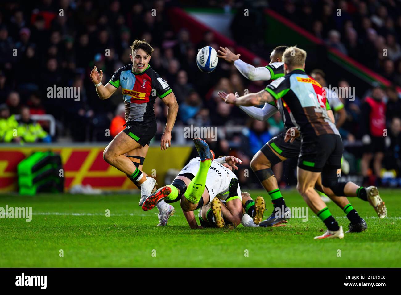LONDON, UNITED KINGDOM. 17th, Dec 2023. during Harlequins vs Stade ...