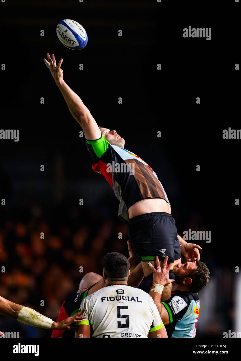 LONDON, UNITED KINGDOM. 17th, Dec 2023. during Harlequins vs Stade ...