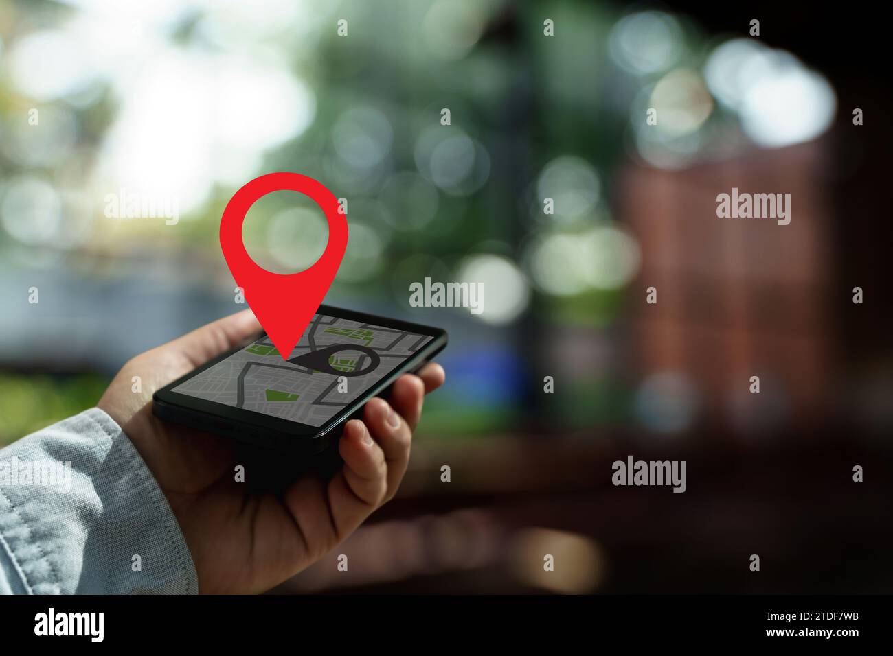 GPS Map to Route Destination network connection Location Street Map ...