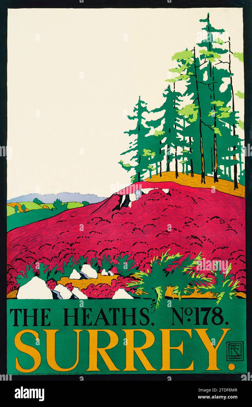 Old Travel Poster - Edward McKnight Kauffer artwork(1890-1954) The ...