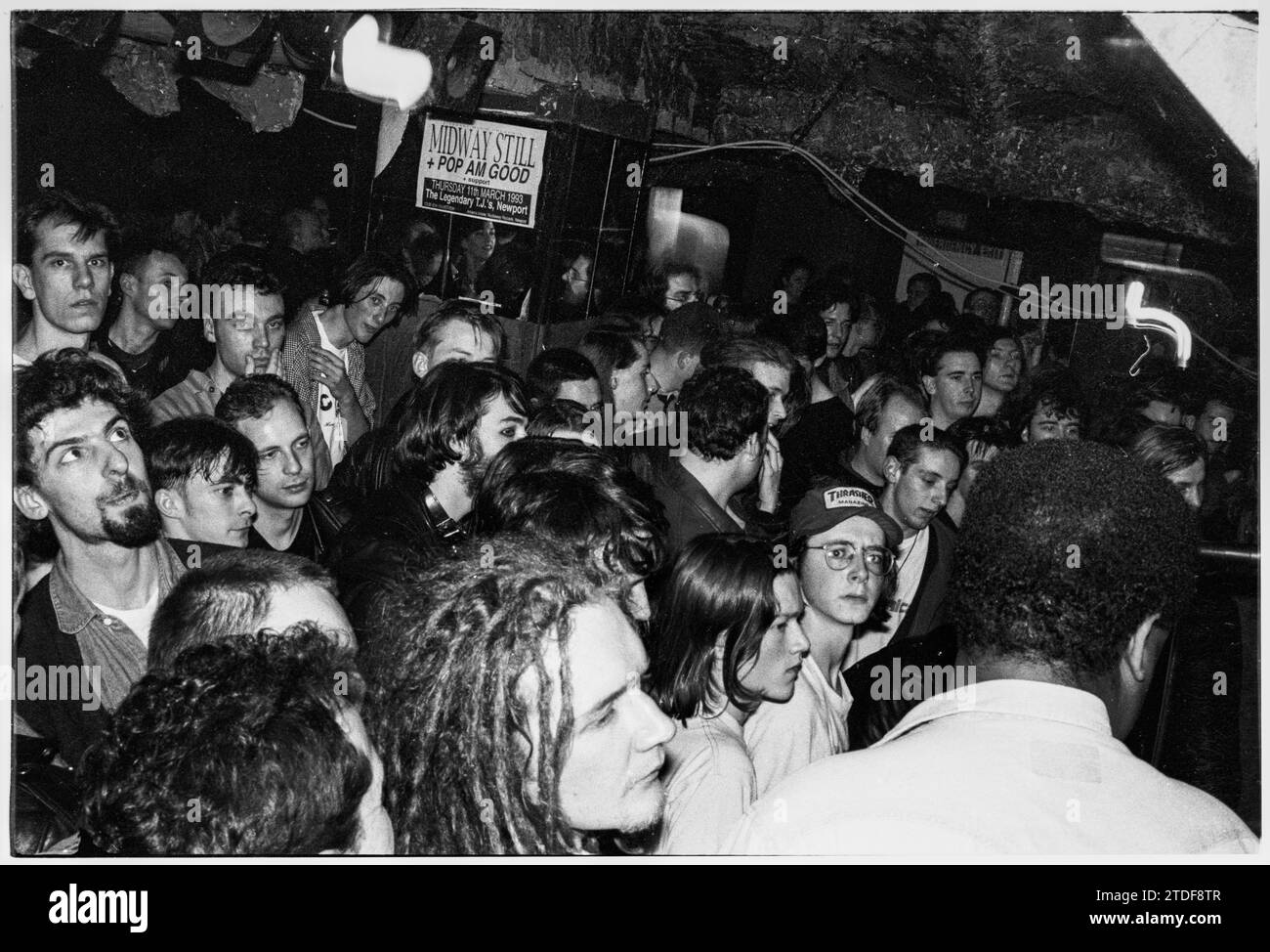 RIOT GRRRL CROWD, HUGGY BEAR, BIKINI KILL, NEWPORT TJS, 1993: The crowd ...