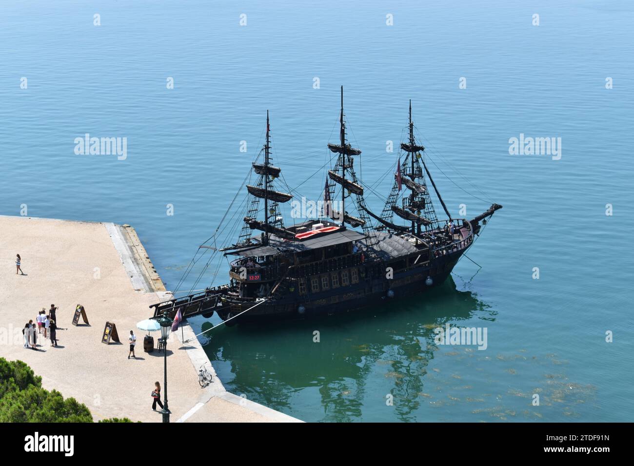 Pirate ship, Thessaloniki, Greece Stock Photo - Alamy