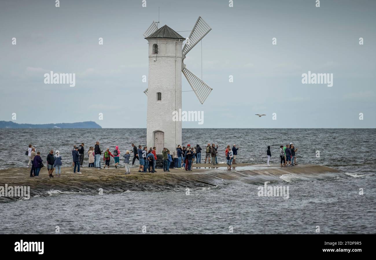 Urlauber, Mühlenbake - Stawa Mlyny, Ostsee, Swinemünde, Woiwodschaft ...