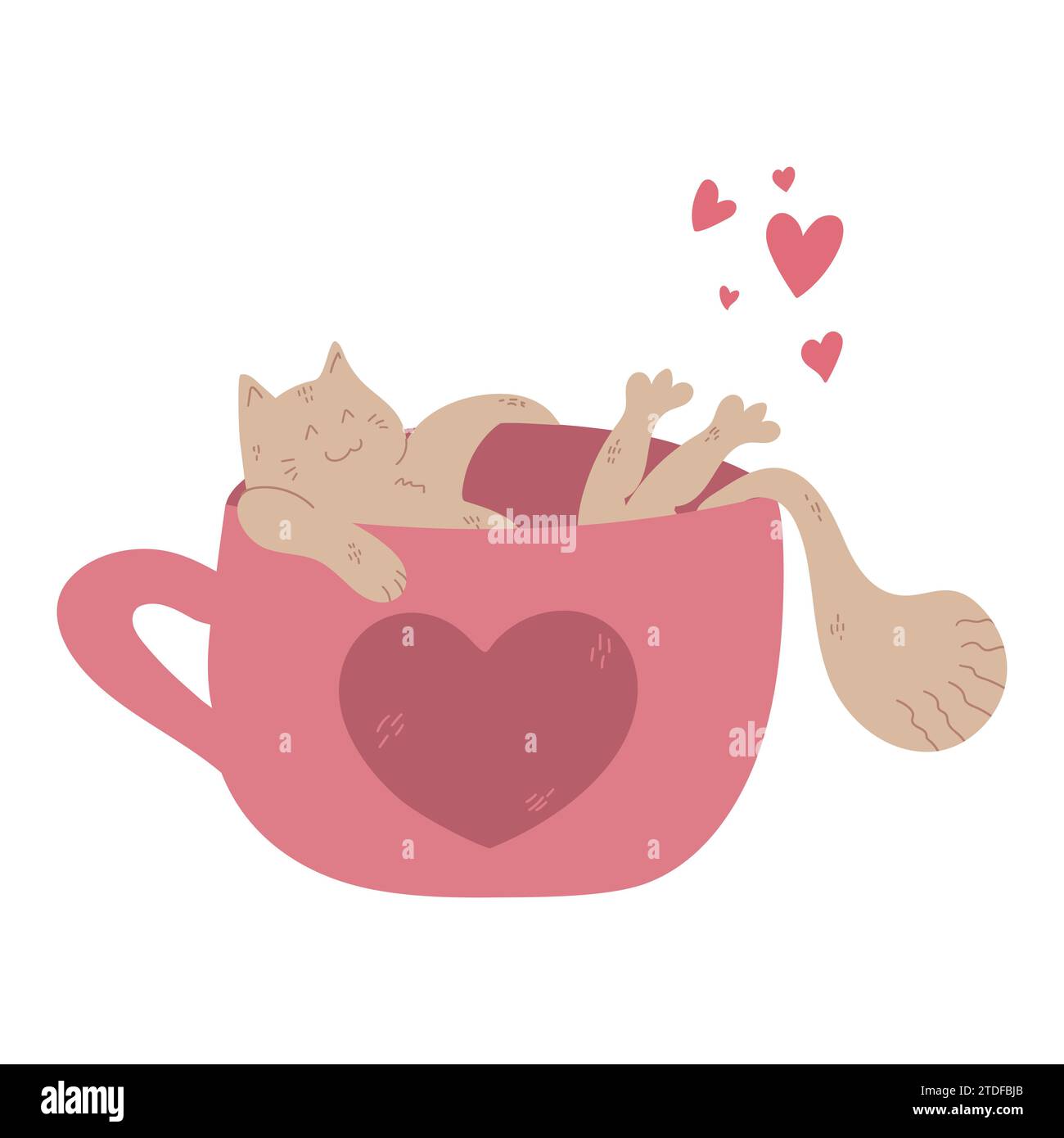 Hand love cup Cut Out Stock Images & Pictures - Alamy