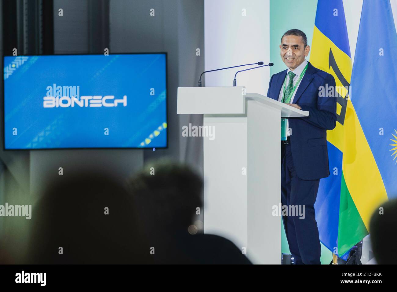 Prof. Ugur Sahin, CEO of Biontech SE, taken as part of the inauguration ...