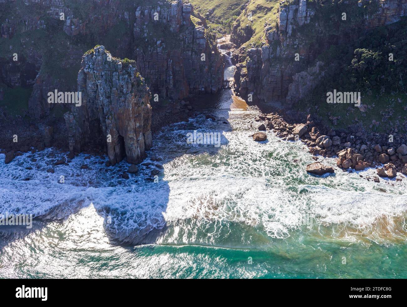 The Wild Coast situated in the Eastern Cape Province of South Africa ...