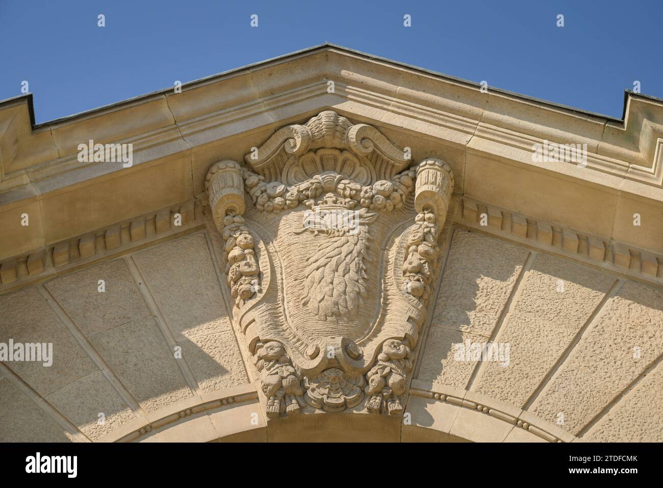 Greif, Wahrzeichen, Brunnen an der Hakenterrasse, Stettin, Woiwodschaft ...