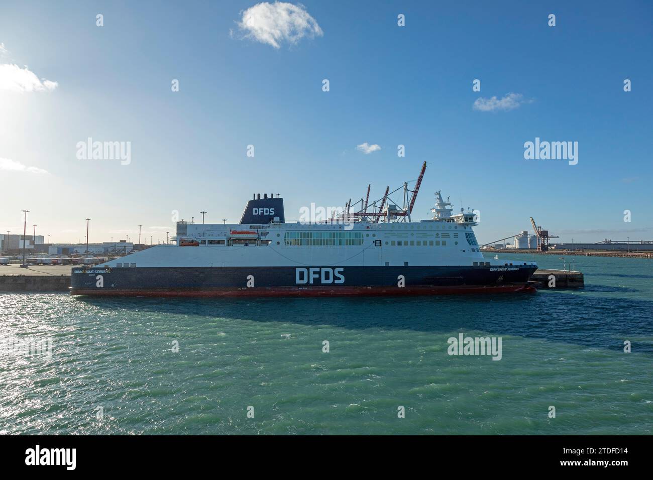 Dunkirk port and ferry hi-res stock photography and images - Alamy