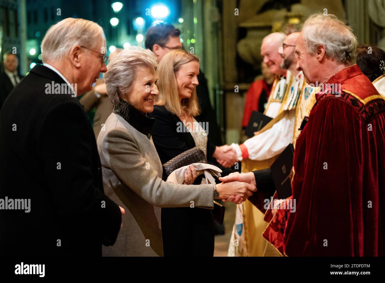 The Duke and Duchess of Gloucester during the Royal Carols - Together ...
