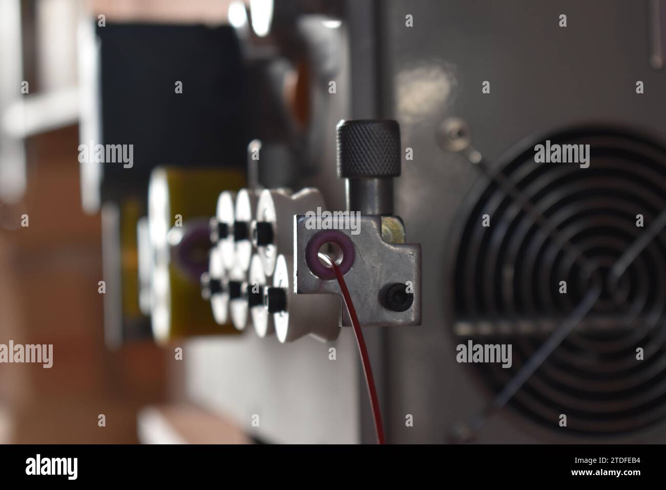 A wire-cutting machine Stock Photo - Alamy