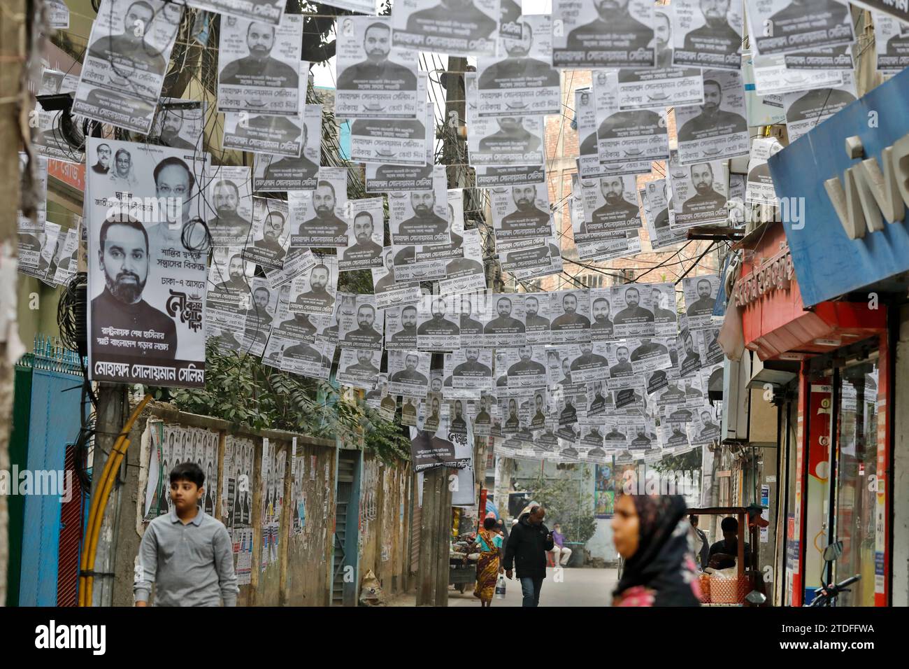 Bangladesh election campaign poster hi-res stock photography and images ...