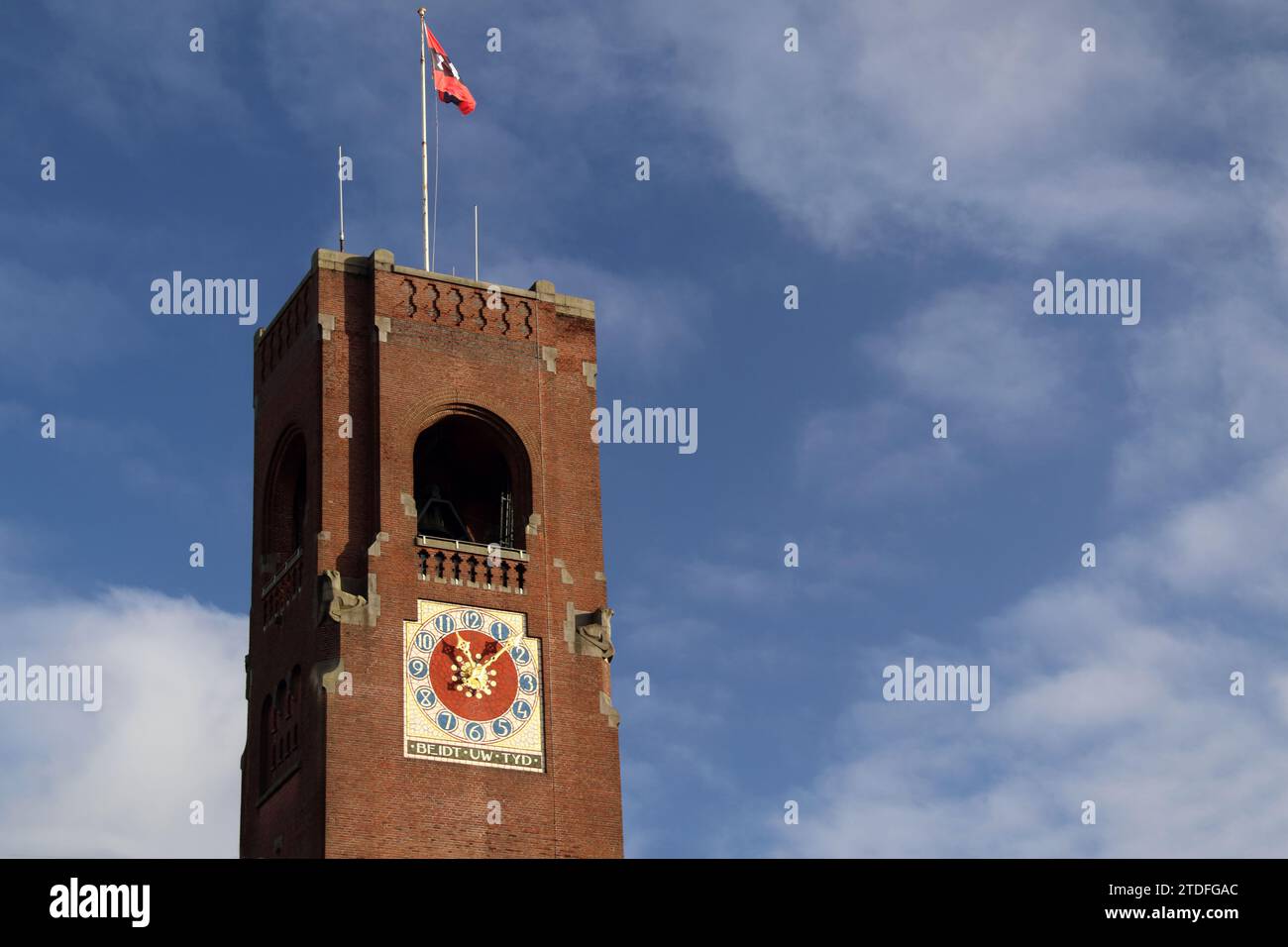 The Amsterdam stock exchange, with its brick clock tower pictured here ...